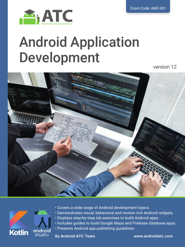 Android Application Development V12 Course Outline Pdf Android Operating System Class