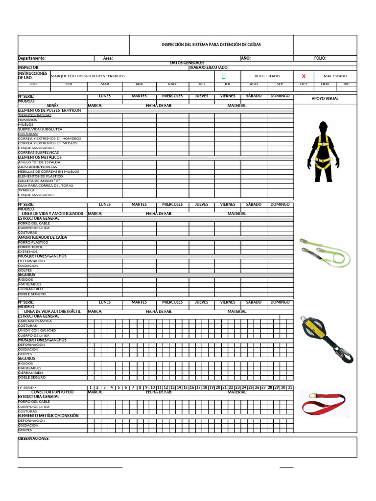 EPP para Trabajos en Alturas | PDF