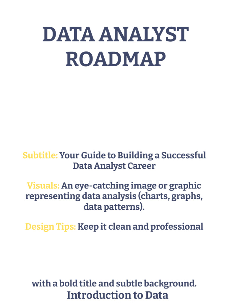 DATA ANALYST ROADMAP | PDF | Data Analysis | Data