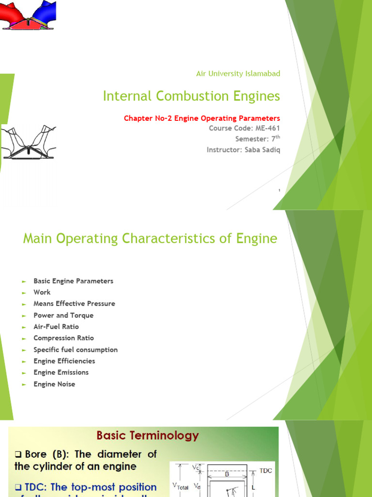 Engine Operating Parameters Overview | PDF | Internal Combustion Engine ...