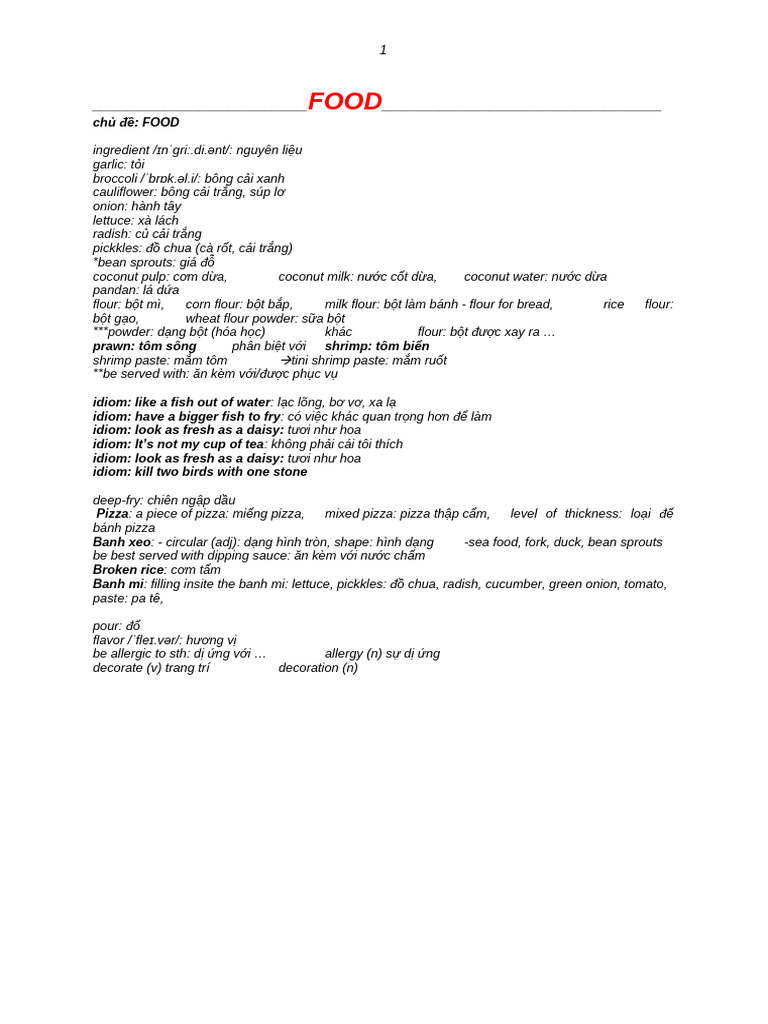 FOOD | PDF