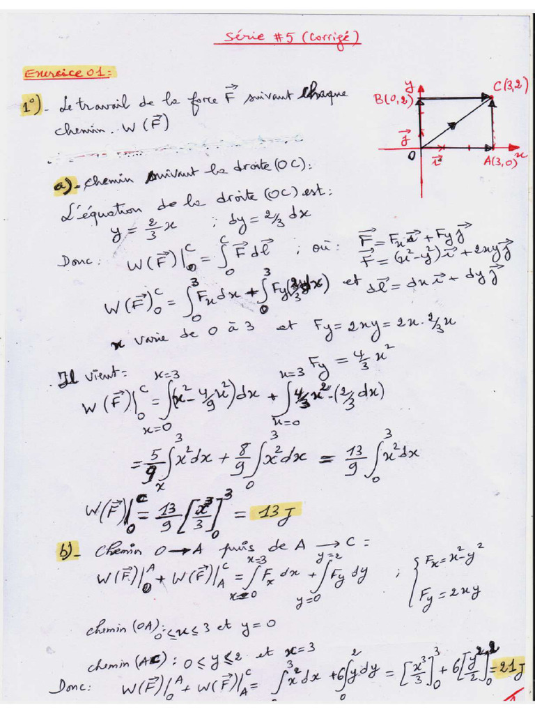 Solution-TD5 Physique 1 Mécanique | PDF