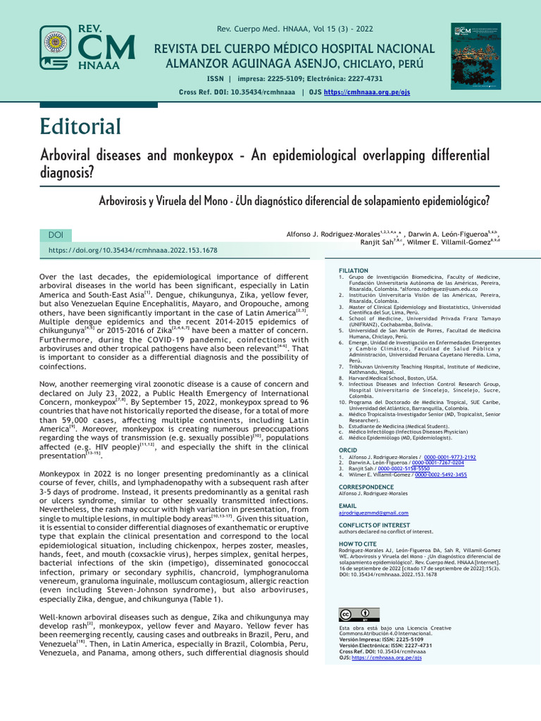 Arboviral Diseases & Monkeypox Diagnosis | PDF | Infection | Pandemic