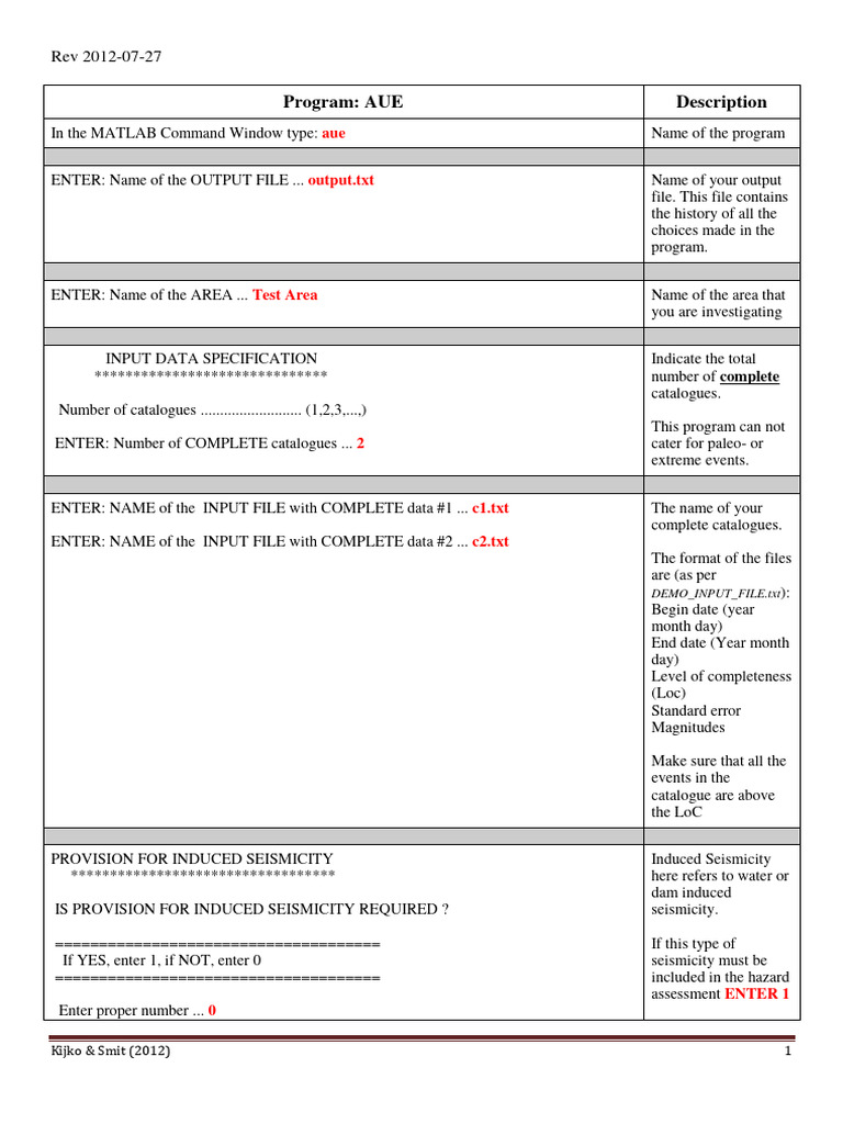 Manual AUE | PDF | Normal Distribution | Moment Magnitude Scale