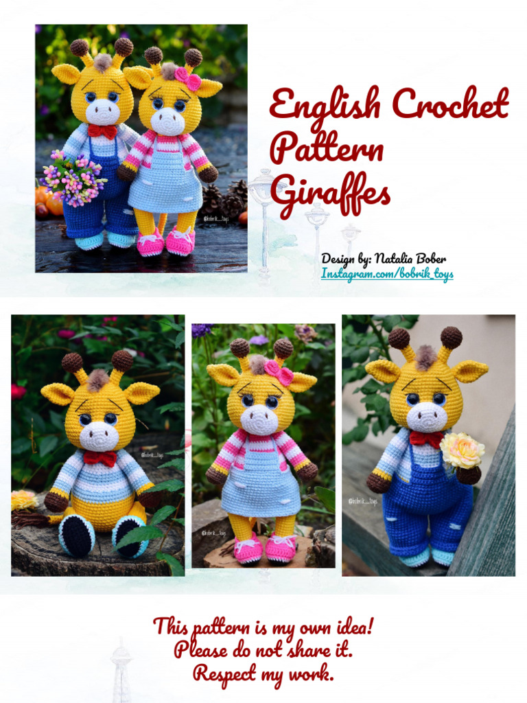 2 Girafa Mais Pedida | PDF | Crochet | Yarn