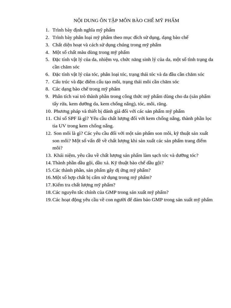 ND On Tap BC My Pham K15 | PDF