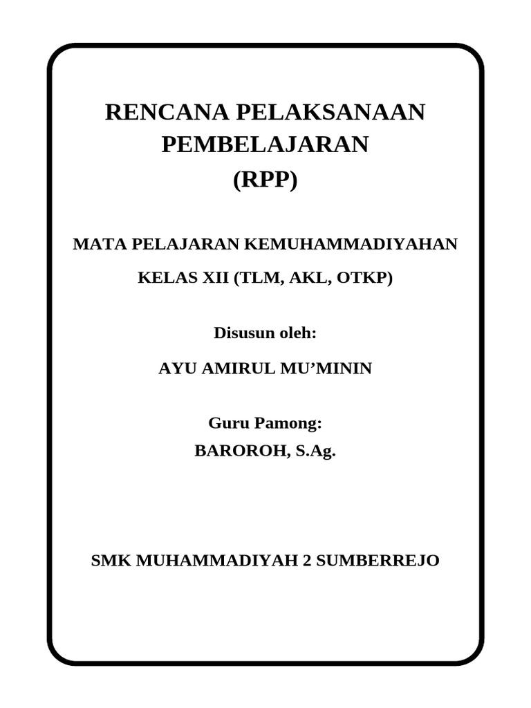 RPP 2024 (AutoRecovered) (AutoRecovered) | PDF