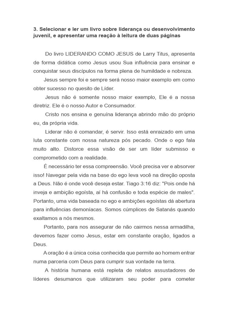 Liderando Como Jesus | PDF | Amor | Jesus