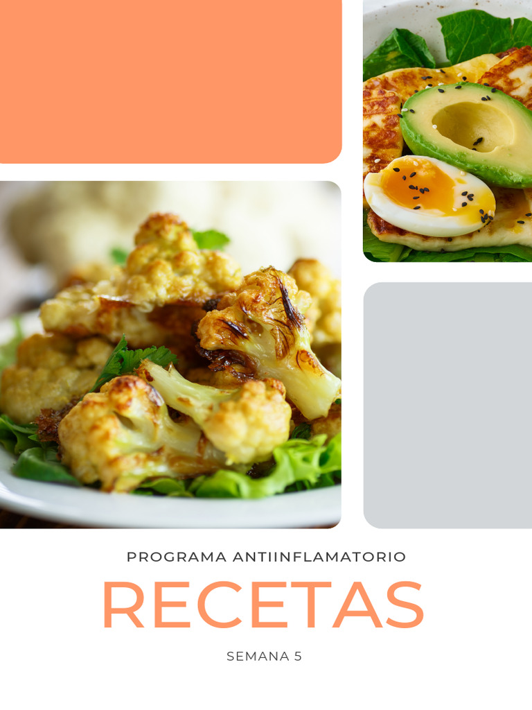 Semana 5 - Recetas | PDF | ensalada | Vinagreta