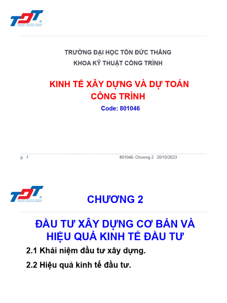 KTXD DTCT Chương 2 | PDF
