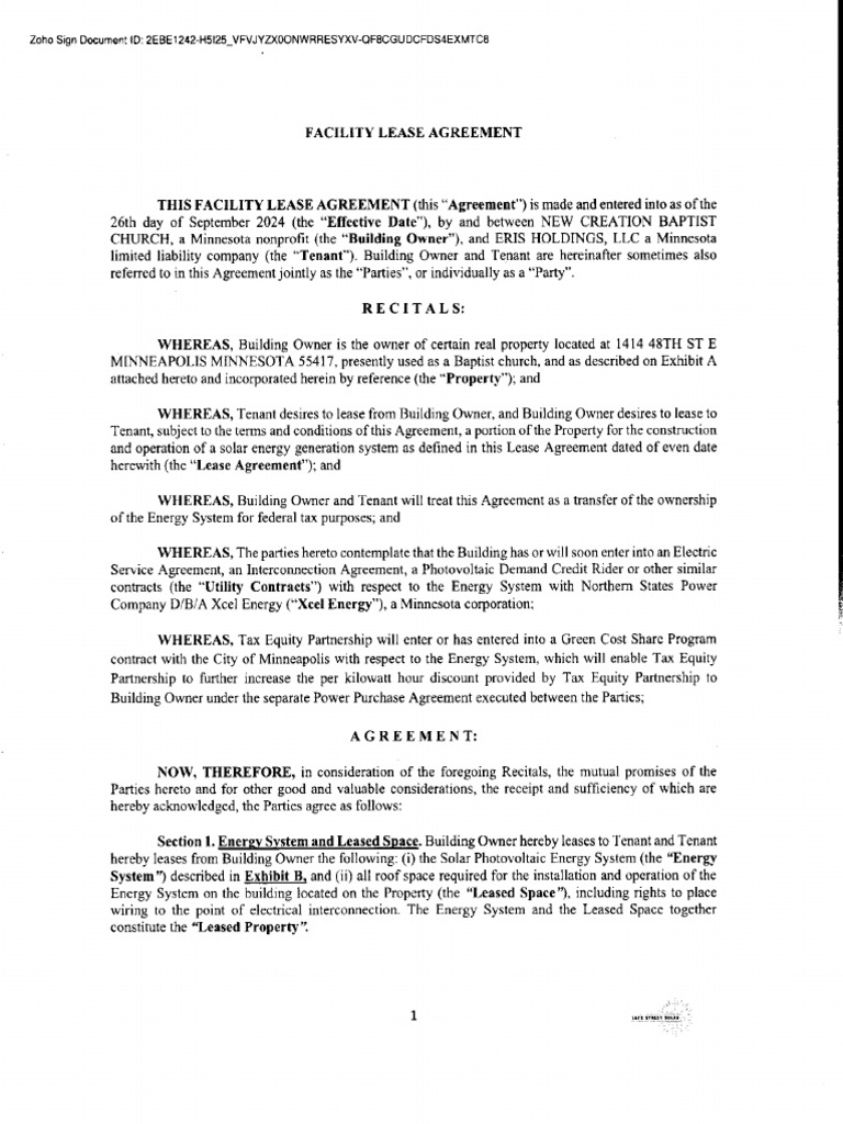 NCBC RL Fully Executed | PDF