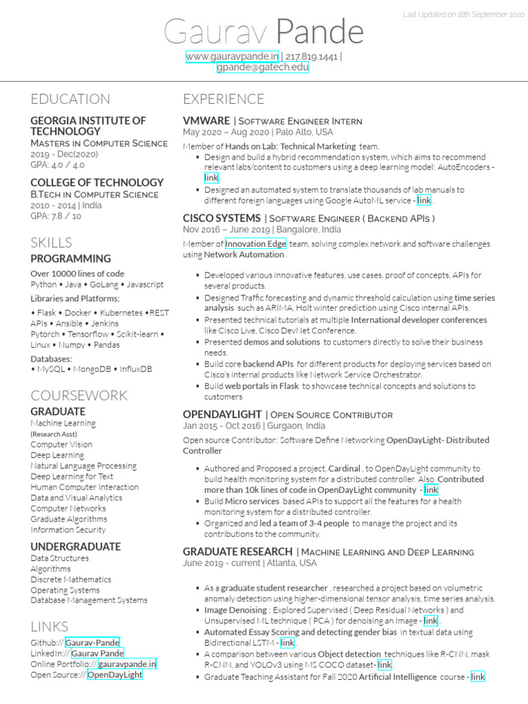 Gaurav_pande_SDE.pdf | PDF | Machine Learning | Computing