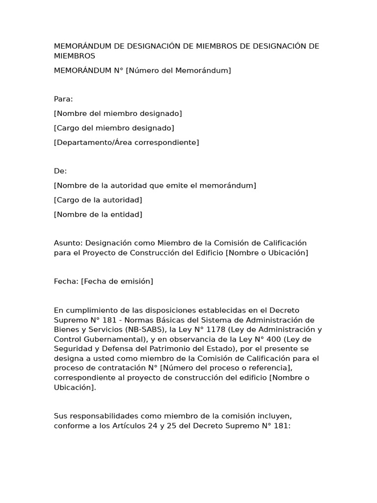 Memorandum | PDF
