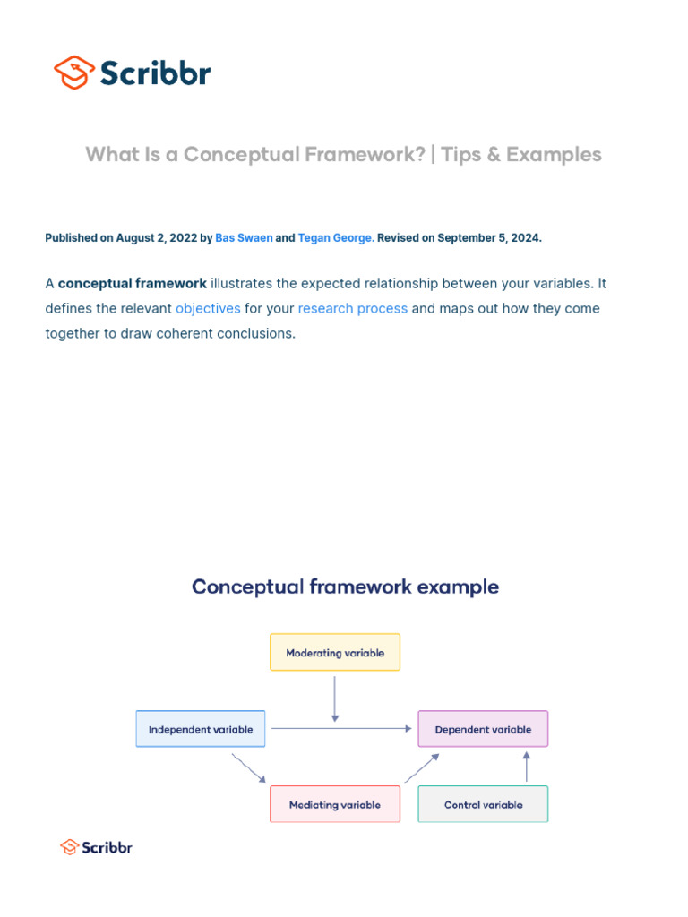 What Is A Conceptual Framework - Tips & Examples | PDF | Causality ...