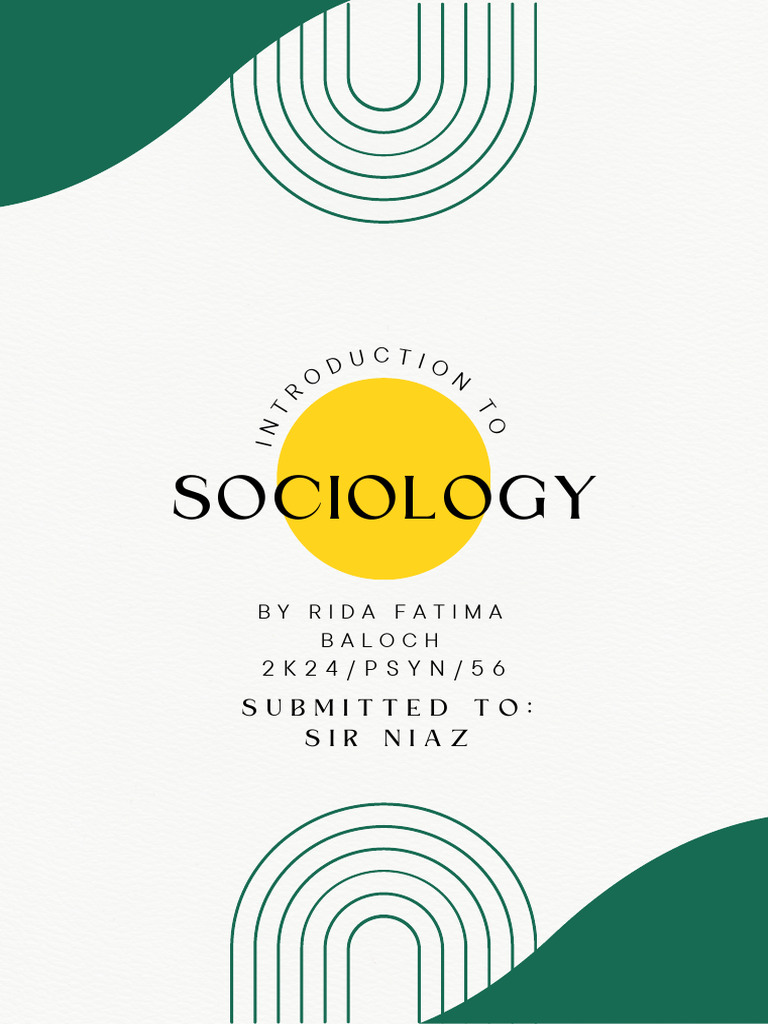 Intro To Sociology | PDF