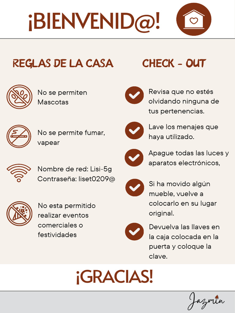 Reglas de la Casa para Huéspedes Airbnb | PDF