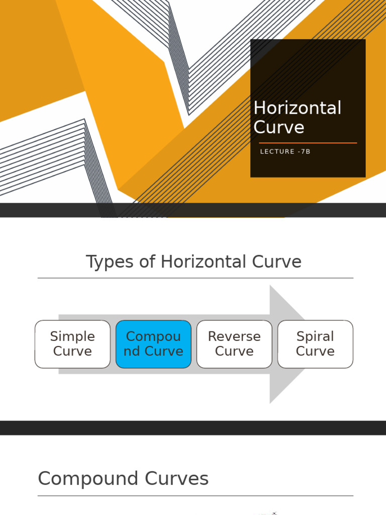 Surveying Lecture 10 - Compound Curve | PDF | Teaching Methods & Materials