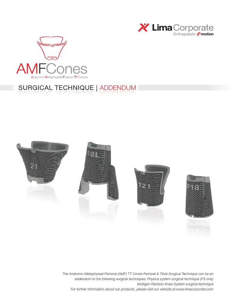 Lima Physica Zuk AMFCONNES Product Catalogue | PDF | Knee | Prosthesis