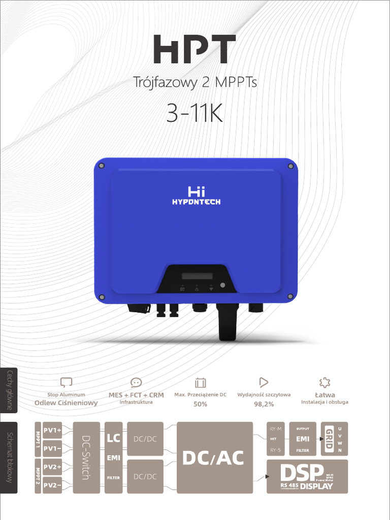 Karta - Katalogowa Hypontech HPT 3 11k - PL | PDF