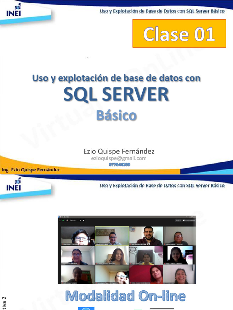 01-3 Uso y Explotacion de Base de Datos Con SQL Basico - Teoria Relacional | PDF | Base de datos ...