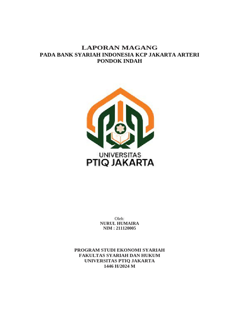 Laporan Magang Esy 2024 | PDF | Bisnis