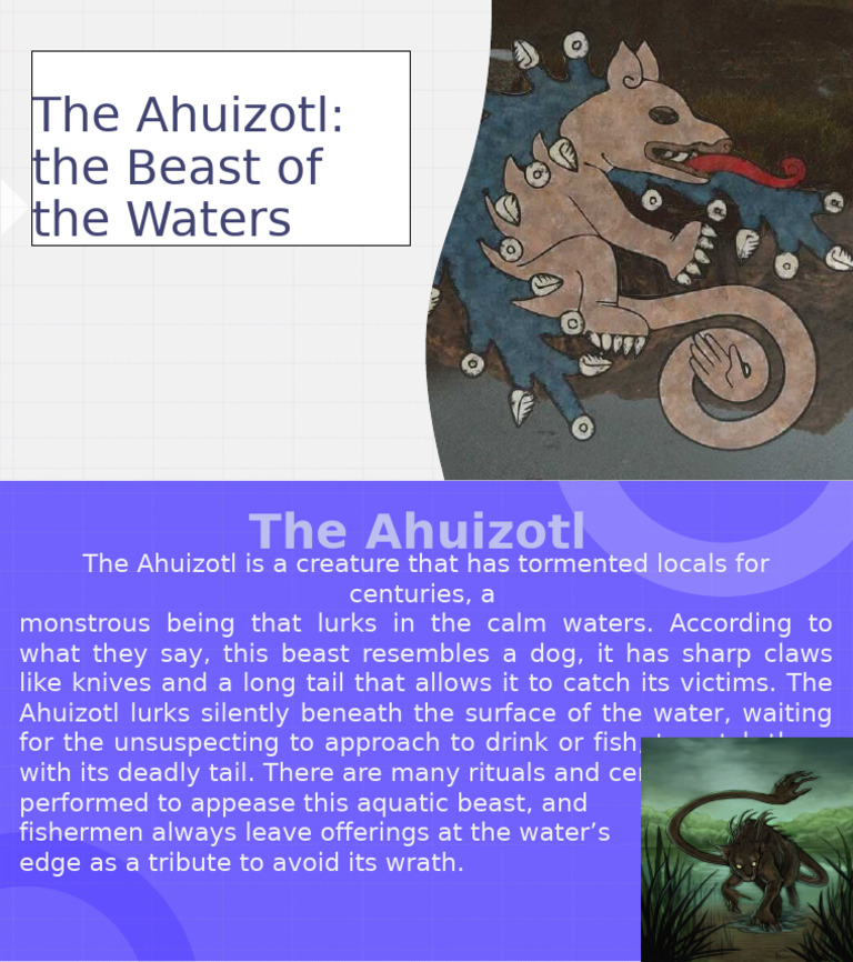 Ahuizotl: The Water Beast of Legend | PDF | Social Science