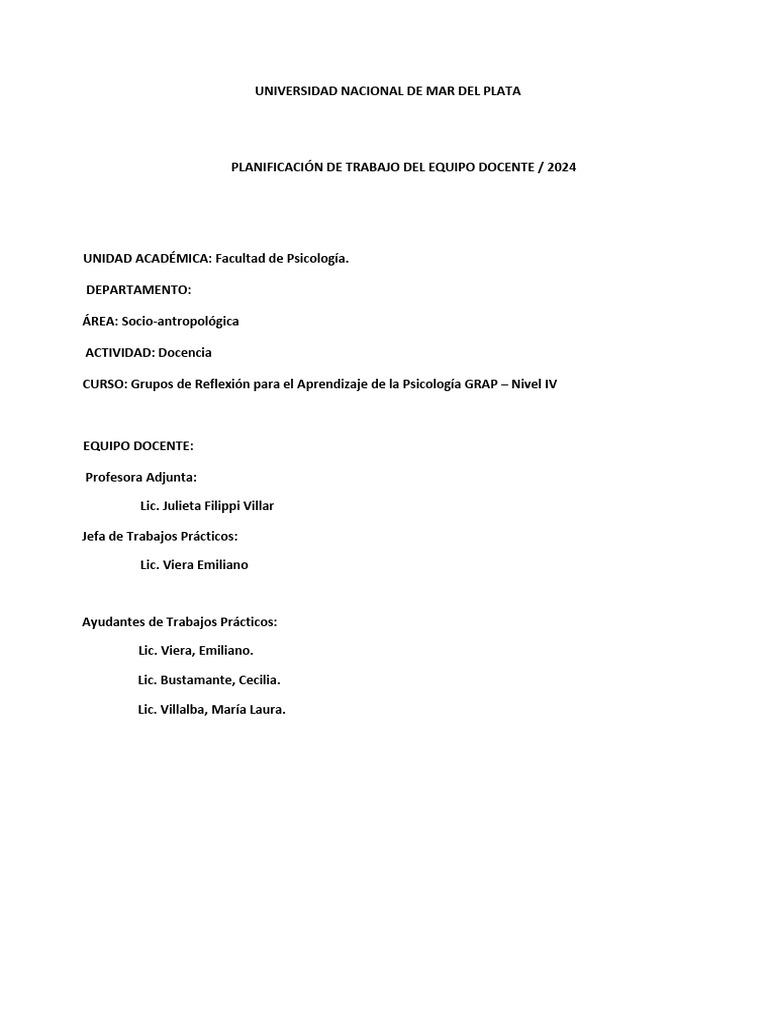 Pted Grap Iv 2024 | PDF | Aprendizaje | Experiencia