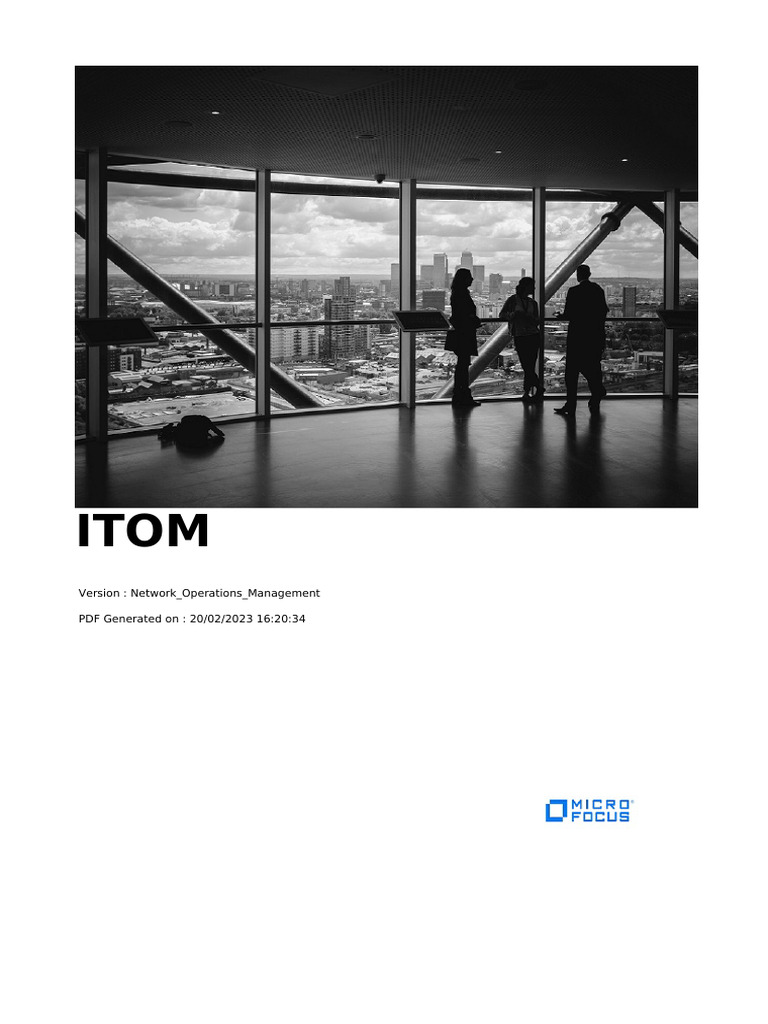 ITOM Network Operations Management Full | PDF | Computer Network ...