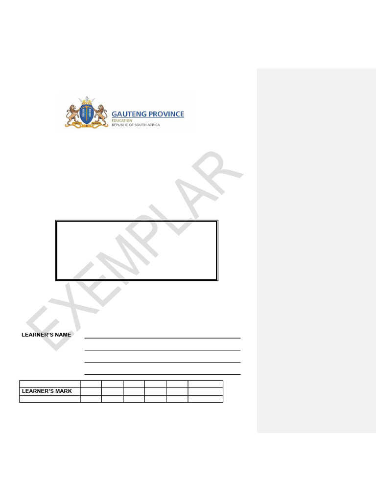 Gr9 EMS P1 (ENG) June 2022 Answer Book | PDF | Debits And Credits ...