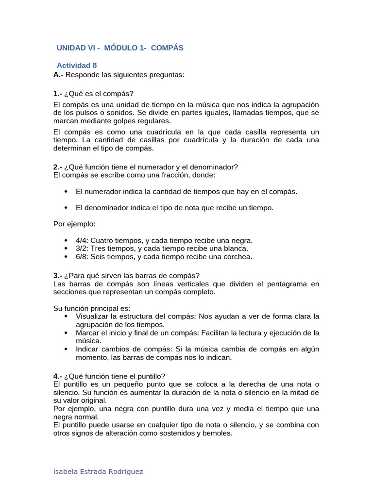 U6.Act.8 Isabela Estrada | PDF | Notación musical | Composiciones Musicales