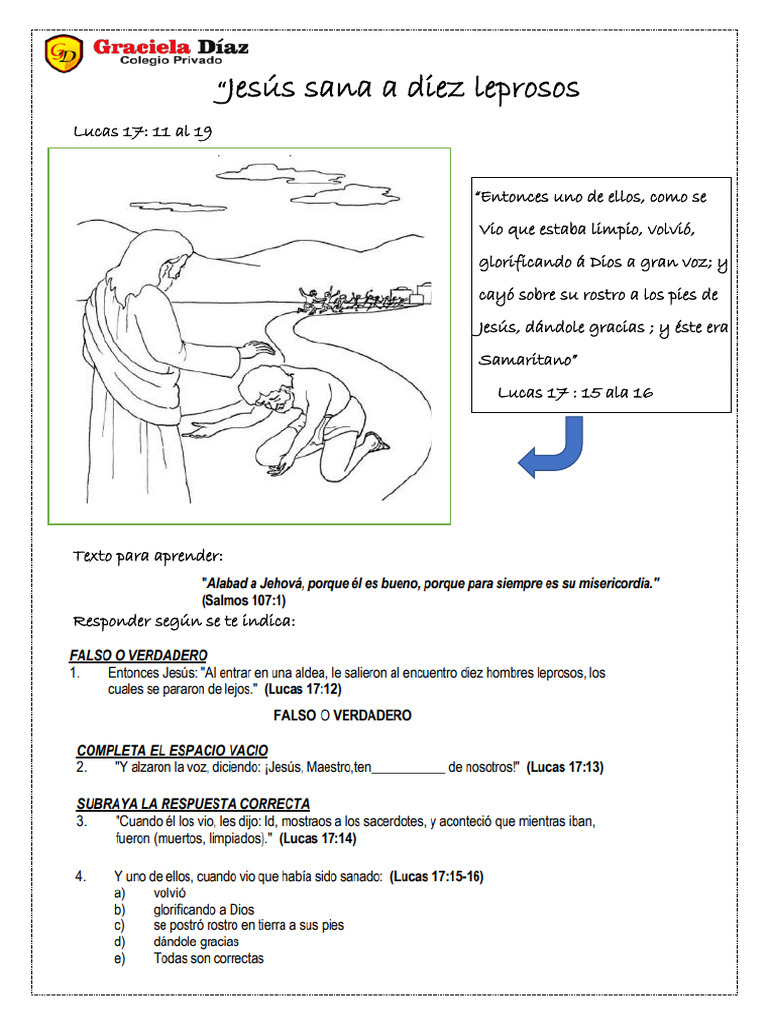 Los Diez Leprosos | PDF