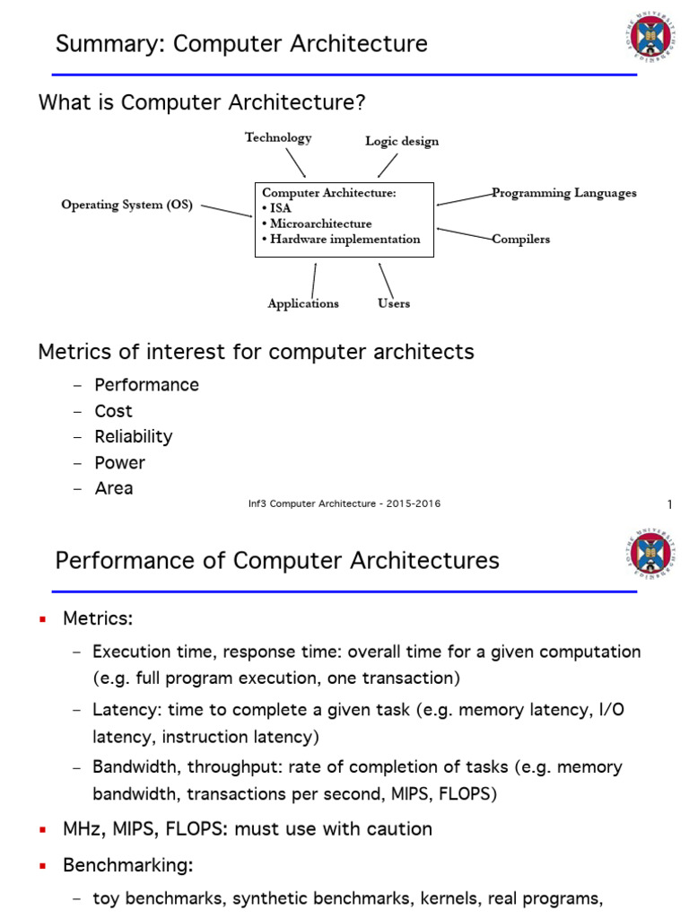 Lecture 02 | PDF | Computer Architecture | Central Processing Unit