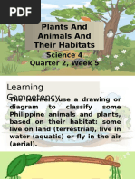Q2 Science 4 W5 - Plants and Animals and Their Habitats | PDF ...