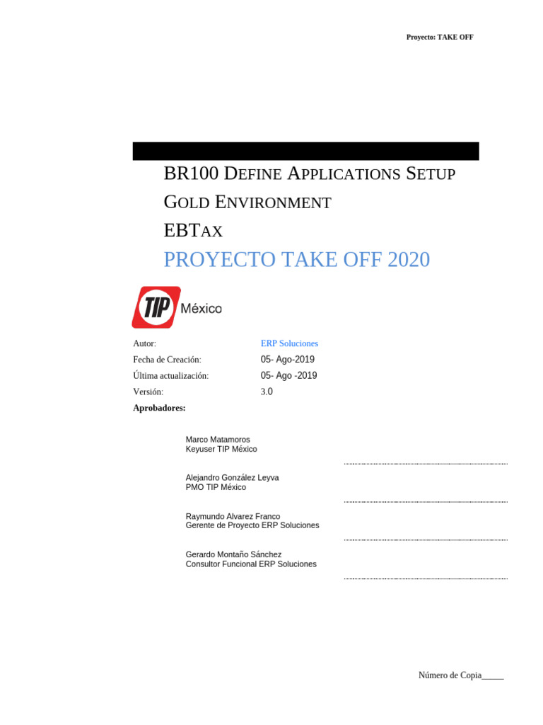 Br100 Ebtax Proyecto Take Off Gold | PDF | Taxes | Market (Economics)