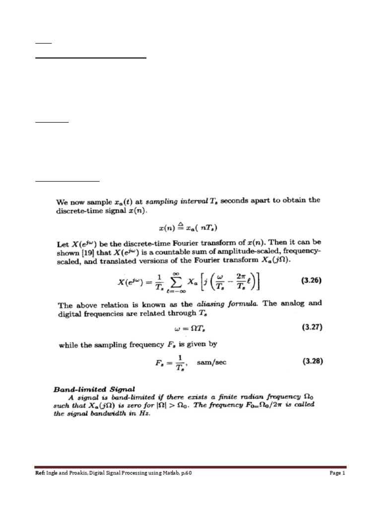 LAB4 DSP | PDF | Sampling (Signal Processing) | Computer Engineering
