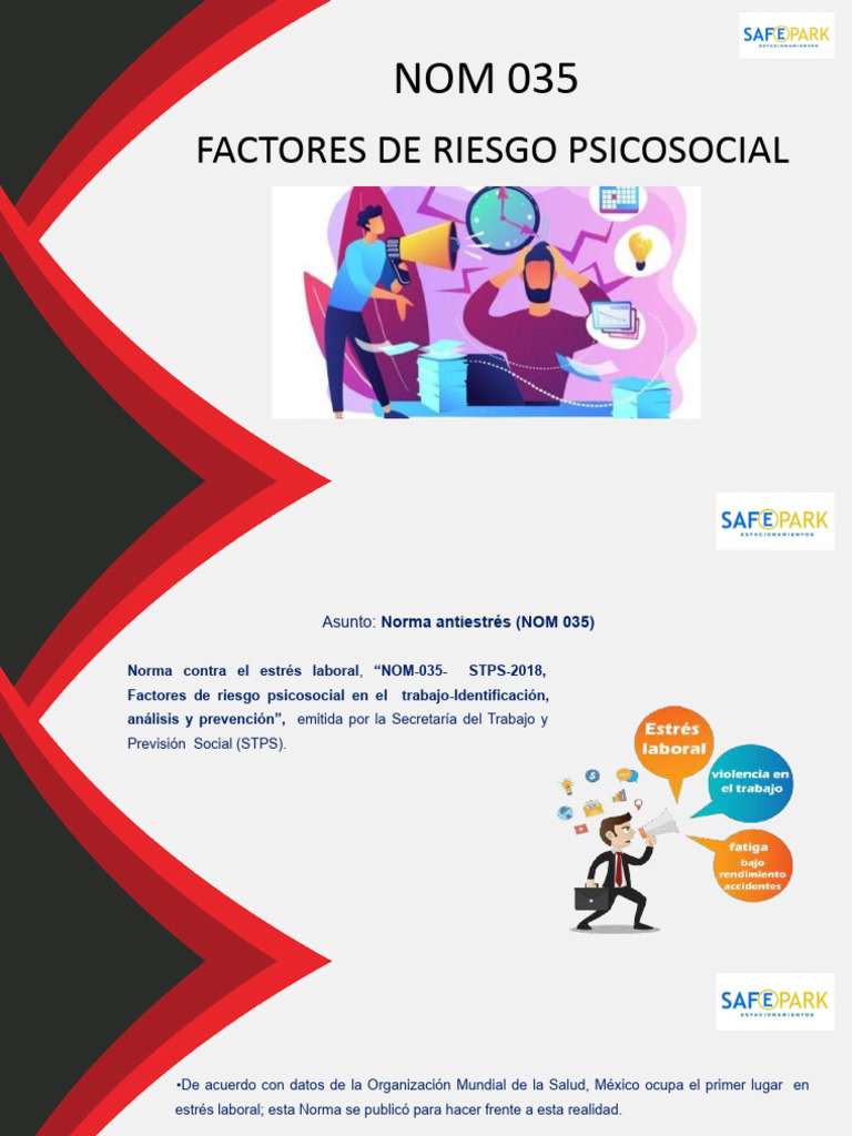 NOM-035 Factores de Riesgo Psicosocial | PDF | Estrés (biología) | Business