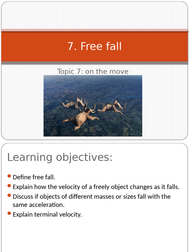 Free Fall | PDF | Force | Quantity