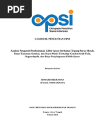 Surat Keputusan Pemenang OPSI Nasional 2024 | PDF