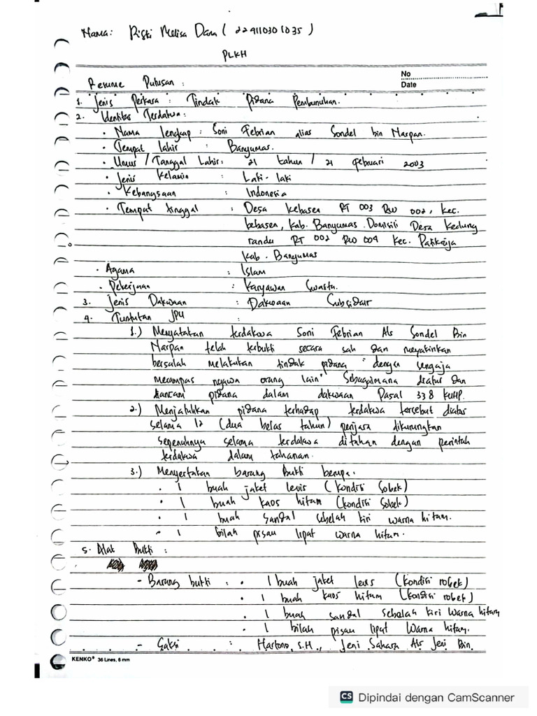 PLKH-Riski Melisa Dana | PDF