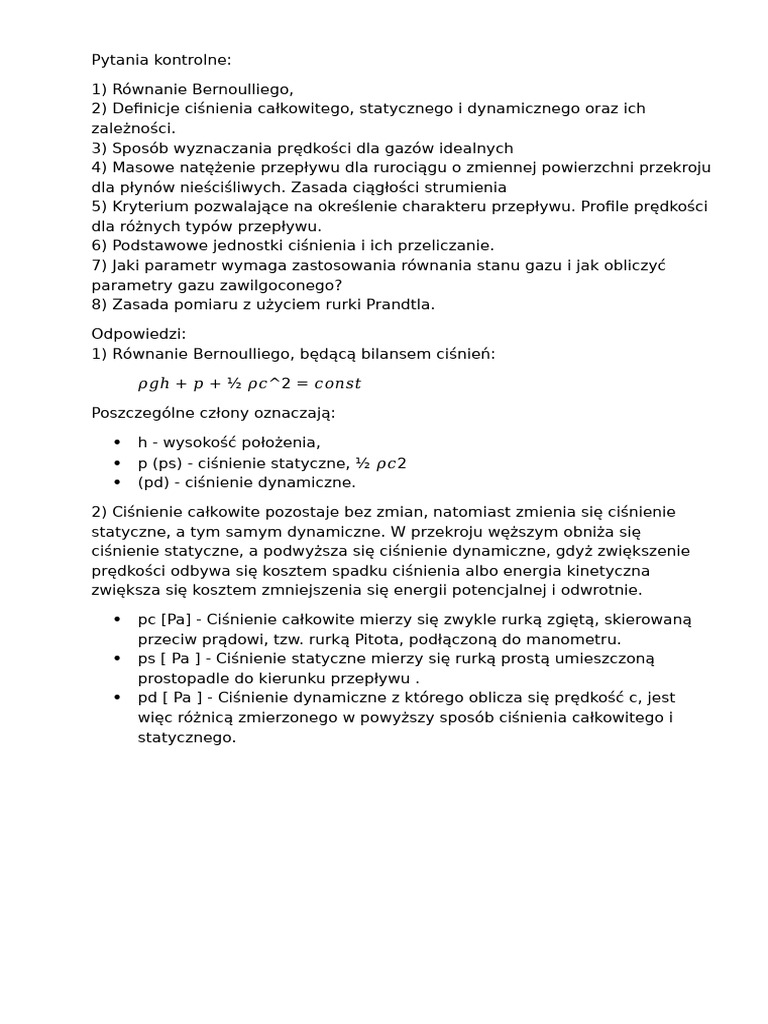 Odpowiedzi Na Pytania Kontrolne (DG Lab 1) | PDF