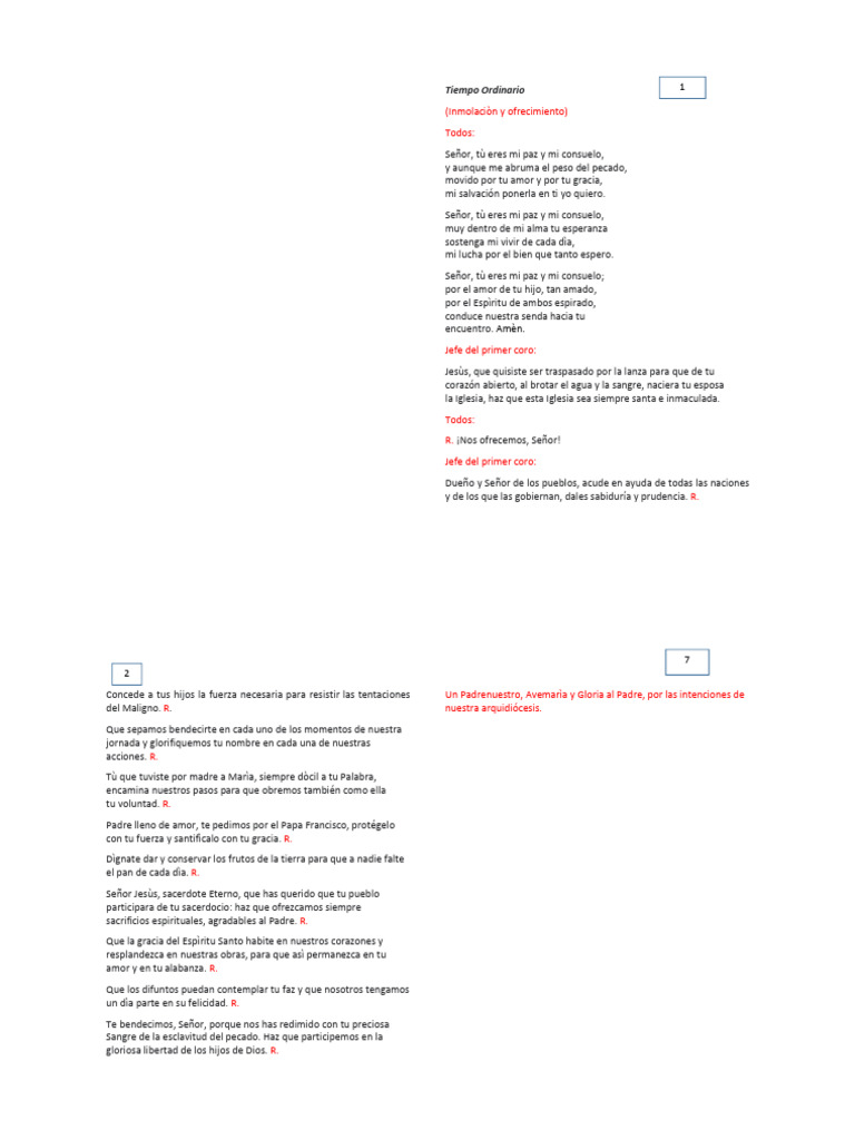 Acto de Desagravio (Numerado) | PDF | eucaristía | Perdón