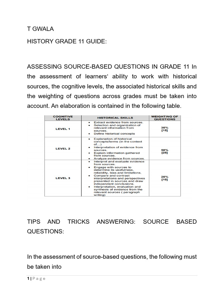 T Gwala Grade 11 History Guide | PDF | New Deal | African National Congress