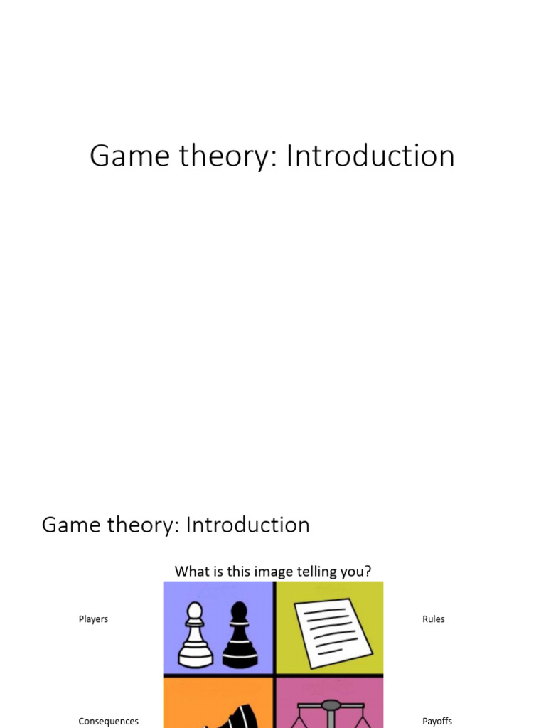 Lect1_2_Intro_to_GT | PDF | Game Theory | Economic Equilibrium