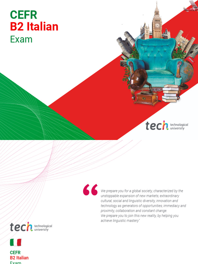 Language Certification Exam b2 Italian | PDF | Human Communication ...