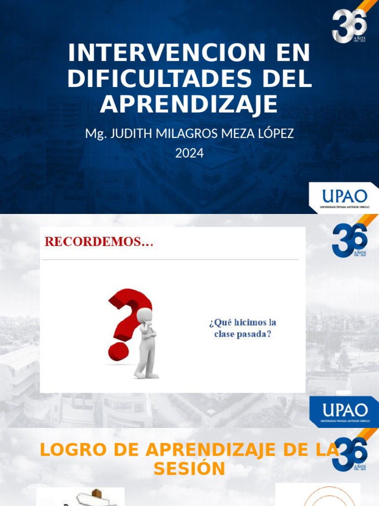 Semana 9 Int Dif Ap Ok | PDF | Evaluación | Aprendizaje
