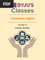 Consumer rights project(ECONOMICS CLASS 10) | PDF | Consumer Protection ...