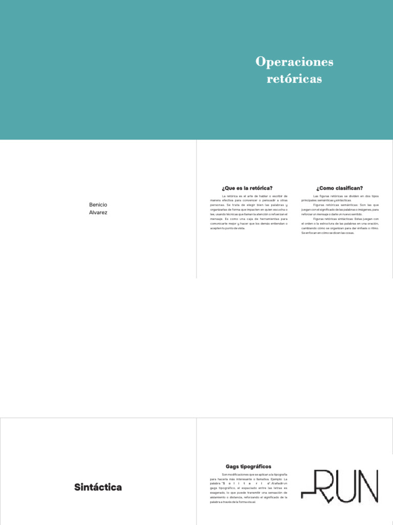 Figuras Retoricas A3 | PDF | Palabra | Oración (Lingüística)