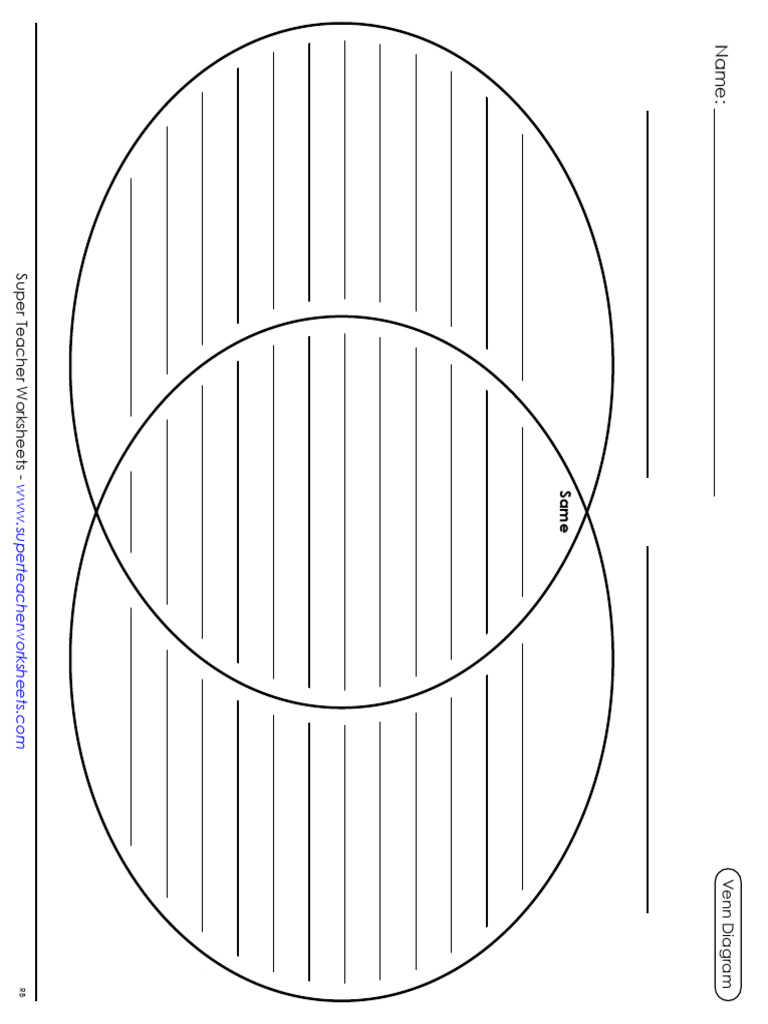 Venn Diagram Worksheet 7 | PDF