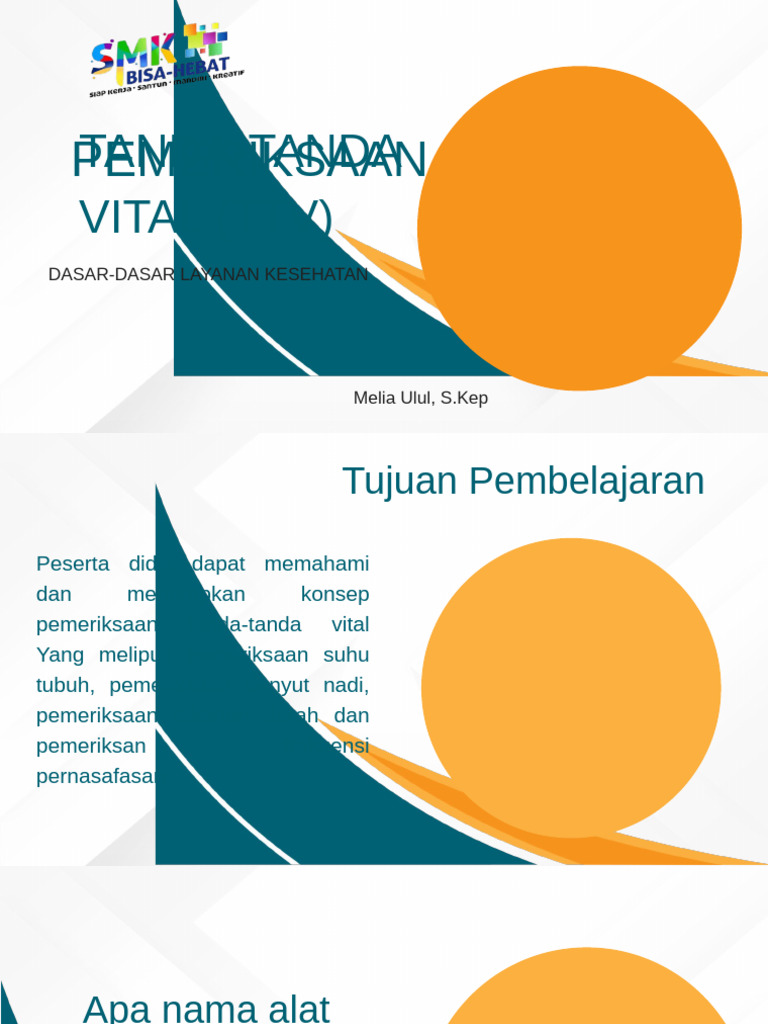 Materi Pengenalan TTV | PDF | Sains & Matematika