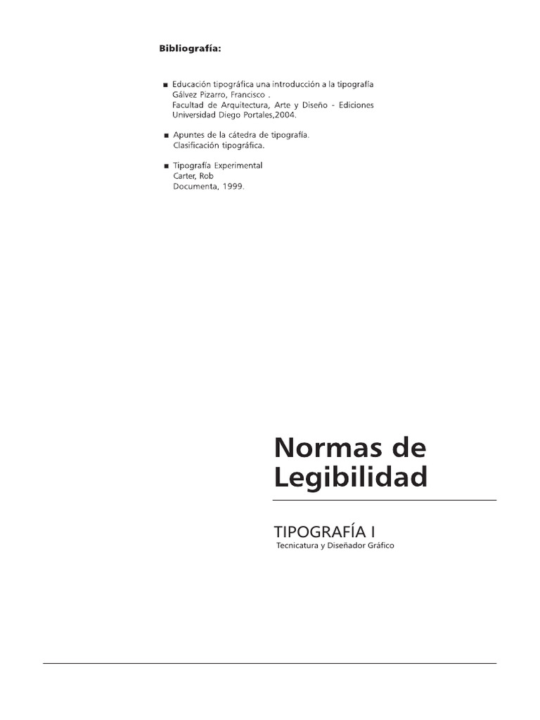 Normas Tipograficas Rob Carter | PDF